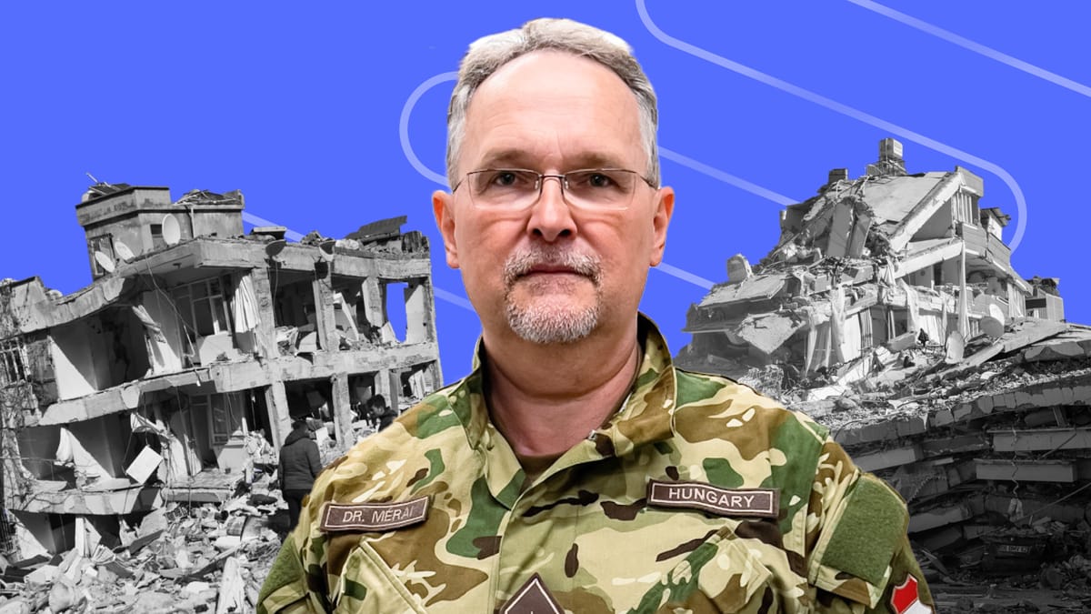 "A képek belénk égtek”- Dr. Mérai András katonaorvos a török mentésről